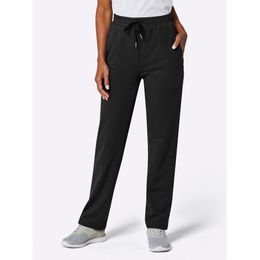 WITT WEIDEN Freizeithose in schwarz | Gr.: 36-38