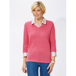 WITT WEIDEN 2-in-1-Shirt in koralle-meliert | Gr.: 38