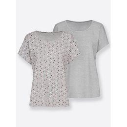 WITT WEIDEN Shirts in grau + grau-gepunktet | Gr.: 40-42