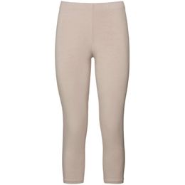 WITT WEIDEN Leggings 3/4-lang in schwarz + sand | Gr.: 50