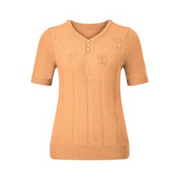 WITT WEIDEN V-Ausschnitt-Pullover in apricot | Gr.: 44