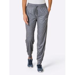 WITT WEIDEN Funktionshose in grau-meliert | Gr.: 36-38