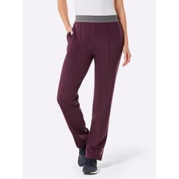 WITT WEIDEN Freizeithose in burgund | Gr.: 36-38