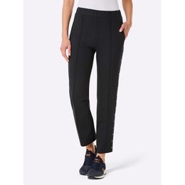 WITT WEIDEN Freizeithose in schwarz | Gr.: 36-38