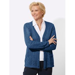 WITT WEIDEN Strickjacke in jeansblau | Gr.: 40