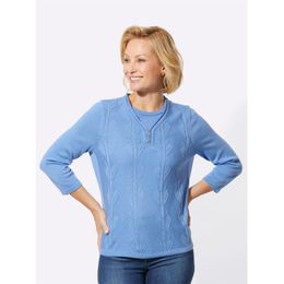 WITT WEIDEN 3/4 Arm-Pullover in himmelblau | Gr.: 40