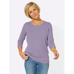 WITT WEIDEN Bouclé-Pullover in flieder | Gr.: 48