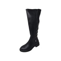Mexx Langschaftstiefel Sela Roller in Schwarz | Gr.: 39