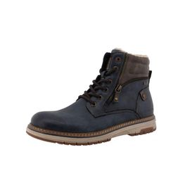 Tom Tailor Schnürstiefel in Blau | Gr.: 46