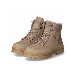 Rieker Schnürstiefel in beige | Gr.: 38
