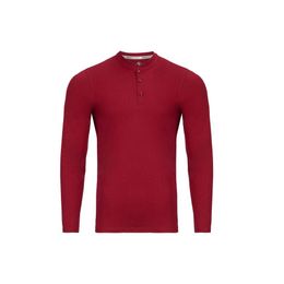 Haasis Bodywear Longsleeve in weinrot | Gr.: S