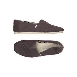 Toms Shoes TOMS Halbschuh Damen Gr&ouml;&szlig;e 40.5 Second Hand grau
