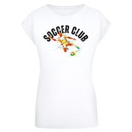 F4NT4STIC T-Shirt Soccer Club Sport Fan Artwork in weiß | Gr.: M