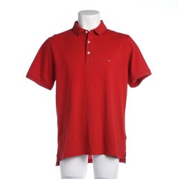 Tommy Hilfiger Poloshirt Herren Größe XL Second Hand rot