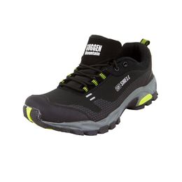 GUGGEN Mountain Sportlicher Schn&uuml;rschuh Herren Gr&ouml;&szlig;e 41 gr&uuml;n / schwarz