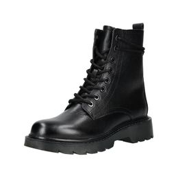 Tamaris Schn&uuml;rstiefelette &raquo;Stiefelette Leder/Synthetik&laquo; Schwarz 36 36 Verschluss: Schn&uuml;rung