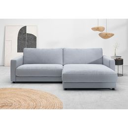 Home Affaire Ecksofa »Ecksofa Jiro, L-Form, große Sitztiefe, Breite 265 cm« lose Sitz- & Rückenkissen, weicher Polsteraufbau, komfortabel & modern...