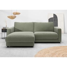 Home Affaire Ecksofa »Ecksofa Jiro, L-Form, große Sitztiefe, Breite 226 cm« lose Sitz- & Rückenkissen, weicher Polsteraufbau, komfortabel & modern...