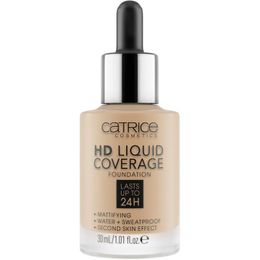 Catrice Foundation »HD Liquid Coverage Foundation« mit leichter Textur Deeply Rose 0 Hohe und gleichzeitig natürliche Deckkraft