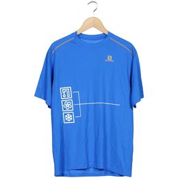 Salomon T-Shirt Herren Gr&ouml;&szlig;e L Second Hand blau