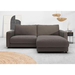 Home Affaire Ecksofa »Ecksofa Jiro, L-Form, große Sitztiefe, Breite 226 cm« lose Sitz- & Rückenkissen, weicher Polsteraufbau, komfortabel & modern...