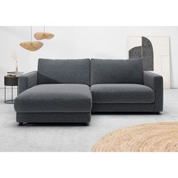 Home Affaire Ecksofa »Ecksofa Jiro, L-Form, große Sitztiefe, Breite 226 cm« lose Sitz- & Rückenkissen, weicher Polsteraufbau, komfortabel & modern...