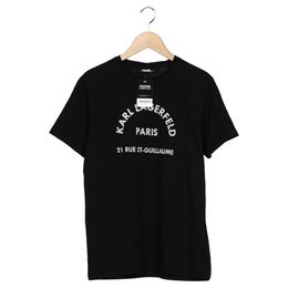 K by KARL LAGERFELD Karl Lagerfeld T-Shirt Herren Gr&ouml;&szlig;e M Second Hand schwarz