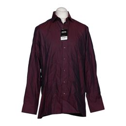 OLYMP Hemd Herren Größe L Second Hand bordeaux