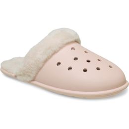 Crocs Pantoffel »Classic Fuzz Scuff« mit gepolsterter Innensohle quartz 41 41 Bequemer Pantoffel von Crocs