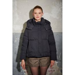 Haily's HAILY’S Steppjacke »LS P JK Am44ia« mit Kapuze cooler Puffer-Style black XL XL Pufferjacke von HaILY’S in bester Marken-Qualität
