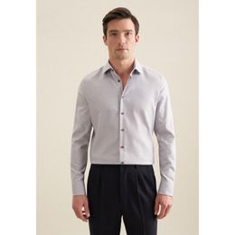 Seidensticker Businesshemd &raquo;Slim&laquo; Slim Langarm Kentkragen Kleinmuster beige L (41) - normale &Auml;rmell&auml;ngen normale &Auml;rmell&auml;ngen L (41) Passform: Slim