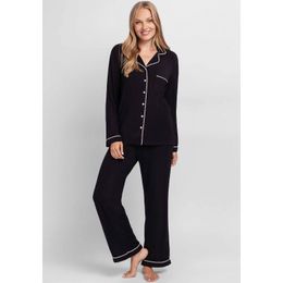 Dorina Pyjama &raquo;CHARLI&laquo; Set BLACK/BLACK XS XS Pyjama von Dorina