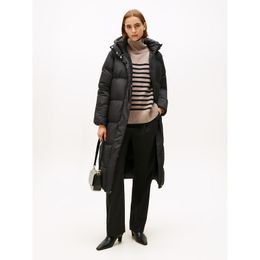 Tommy Hilfiger Damen Daunenmantel &raquo;MODERN DOWN REG MAXI COAT&laquo; mit w&auml;rmenden Daunen gef&uuml;ttert schwarz XXL (44)