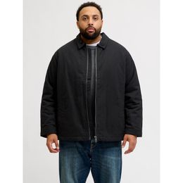 Jack & Jones PlusSize JACK & JONES PLUSSIZE Outdoorjacke »JJEDOVER WORKER JACKET SN PLS« ohne Kapuze Black 5XL 5XL Moderne Jacke von Jack & Jones Plus Size