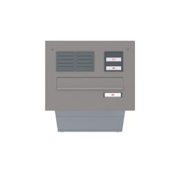 Renz Mauerdurchwurf Briefkasten mit 300 mm Breite mit Sprechsieb (26,5 - 41 cm Tiefe)