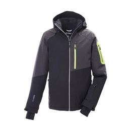 Killtec Skijacke »KSW 464 MN SKI JCKT« Wind- und wasserdichte Funktionsjacke, atmungsaktiv, abnehmbare Kapuze schwarz M M Herren Skijacke mit...