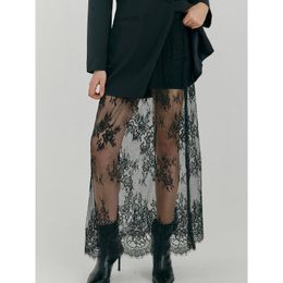 NORR Midirock »Skirt Minda« Black 44 44 Feminine und elegante Designs