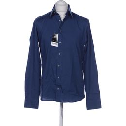 OLYMP Hemd Herren Größe L Second Hand blau