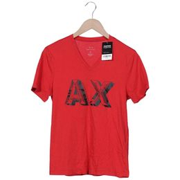 Armani Exchange T-Shirt Damen Gr&ouml;&szlig;e S Second Hand rot