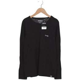 Superdry Langarmshirt Damen Gr&ouml;&szlig;e M Second Hand schwarz