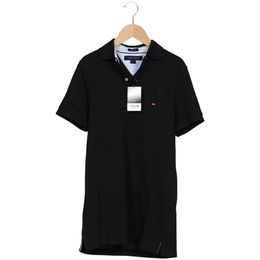 Tommy Hilfiger Poloshirt Herren Größe XS Second Hand schwarz