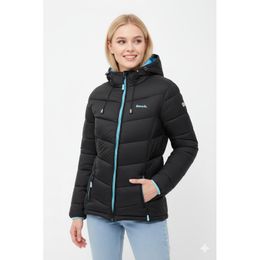 Bench. Steppjacke »JIYRA« mit Kapuze leichte, taillierte Übergangsjacke mit breiter Steppung und Kapuze BLACK 48 48 Superleichte Übergangsjacke von...