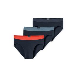 Schiesser Rioslip »95/5 Multipacks« 3er Pack, mit sportlichem Logo-Webgummibund 920-schwarz-orange/grey/anthrazit 8 8 Herren-Slip von Schiesser