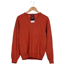 Brax Pullover Herren Größe M Second Hand orange