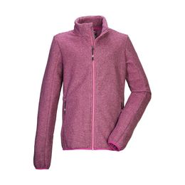 Killtec Fleecejacke &raquo;KOW 215 GRLS KNTFLC JCKT&laquo; Strickfleecejacke f&uuml;r Kids, Kinnschutz, Zipper-Taschen himbeere 176 176 M&auml;dchen Strickfleecejacke