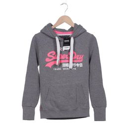Superdry Kapuzenpullover Damen Größe S Second Hand grau