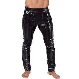 Noir Handmade Hose 'Lack-Hose H060' Herren Größe 46 schwarz