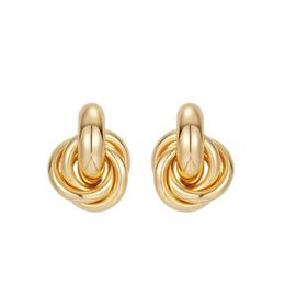 ROUGEMONT Jewellery Ohrringe 'Trendige Knoten Ohrstecker' Damen Gr&ouml;&szlig;e One Size gold