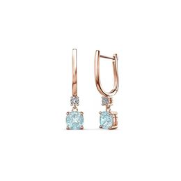 Rougemont Jewellery Earrings 'Elegante Creolen Ohrringe Topas' female Gold size One Size