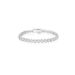 Rougemont Jewellery Bracelet 'Exquisites Tennisarmband Damen 18cm 925 Sterling Silber' male Silver size 2,5